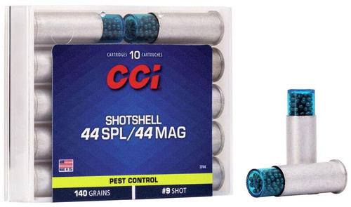 CCI Pest Control Shotshell 44 Magnum / 44 Special - #9 Shot - 140 Grain ...