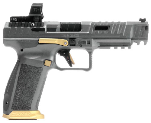 Canik SFX Rival 9mm - Canik M02 Red Dot - 18 Round - Gray / Gold ...