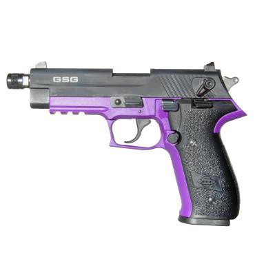 GSG FireFly 22 LR - 4.9" Threaded Barrel - Purple / Black - 10 Round ...
