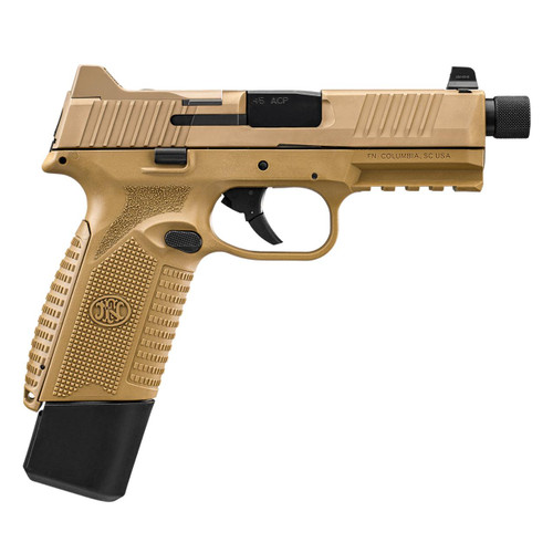FN 545 Tactical 45 ACP - 4.7" Threaded Barrel - Optics Ready - Night ...