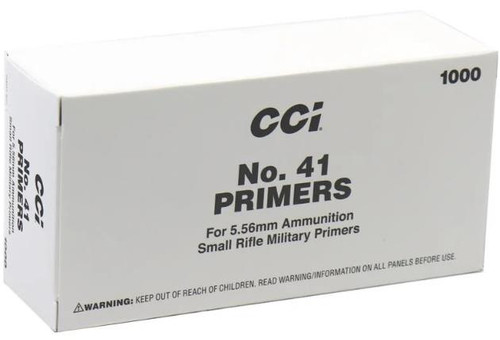 CCI Mil-Spec Small Rifle Primers 5.56 NATO - #41 - 1000 Count - Dance's ...