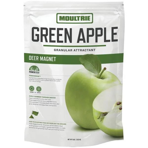 Moultrie Deer Magnet Granular - Green Apple - 5lb - Dance's Sporting Goods