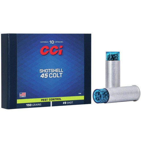 CCI Pest Control Shotshells 45 Colt - 150 Grain - #9 - 1000 FPS - 10 ...