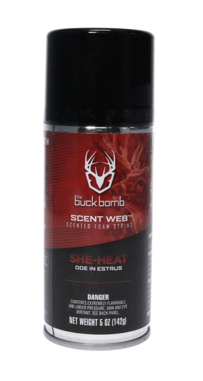 Buck Bomb Scent Web - She Heat - Dance's Sporting Goods