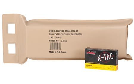 PMC X-Tac Battle Pack 5.56 NATO - 55 Grain FMJ-BT - 3270 FPS - 200 ...