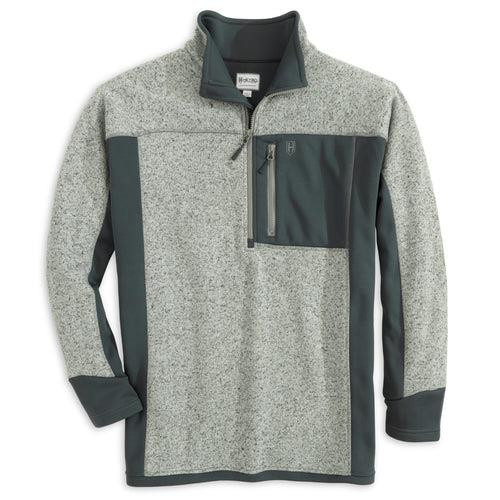 Heybo Cabin 1/4 Zip Jacket - Gray / Dark Gray - Dance's Sporting Goods