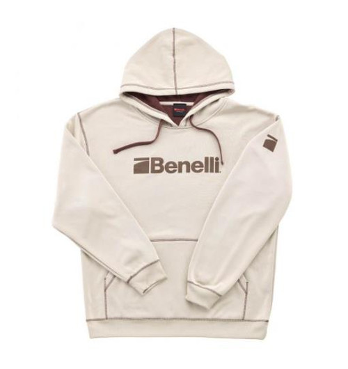 Benelli Heavyweight Logo Hoodie - Sand - Dance's Sporting Goods