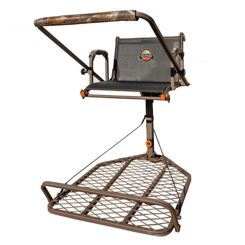 Rhino Lock On Stand With Shooting Rail - Dance's Sporting Goods