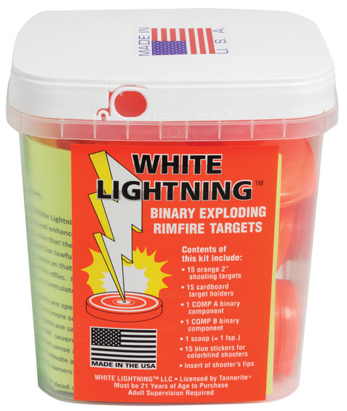 Tannerite White Lightning Rimfire Exploding Targets - 15 Pack - Dance's ...