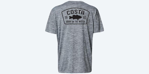 Costa Tech Arco Tee - Short Sleeve - Bass Heather Gray - Dance's ...