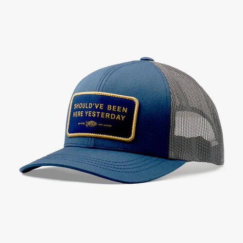 Aftco Guide Sayings Trucker Hat - Navy - Dance's Sporting Goods