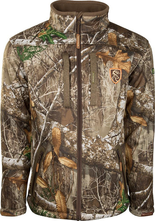 Drake Waterfowl Silencer Full-Zip Jacket Full Camo with Agion Active XL ...