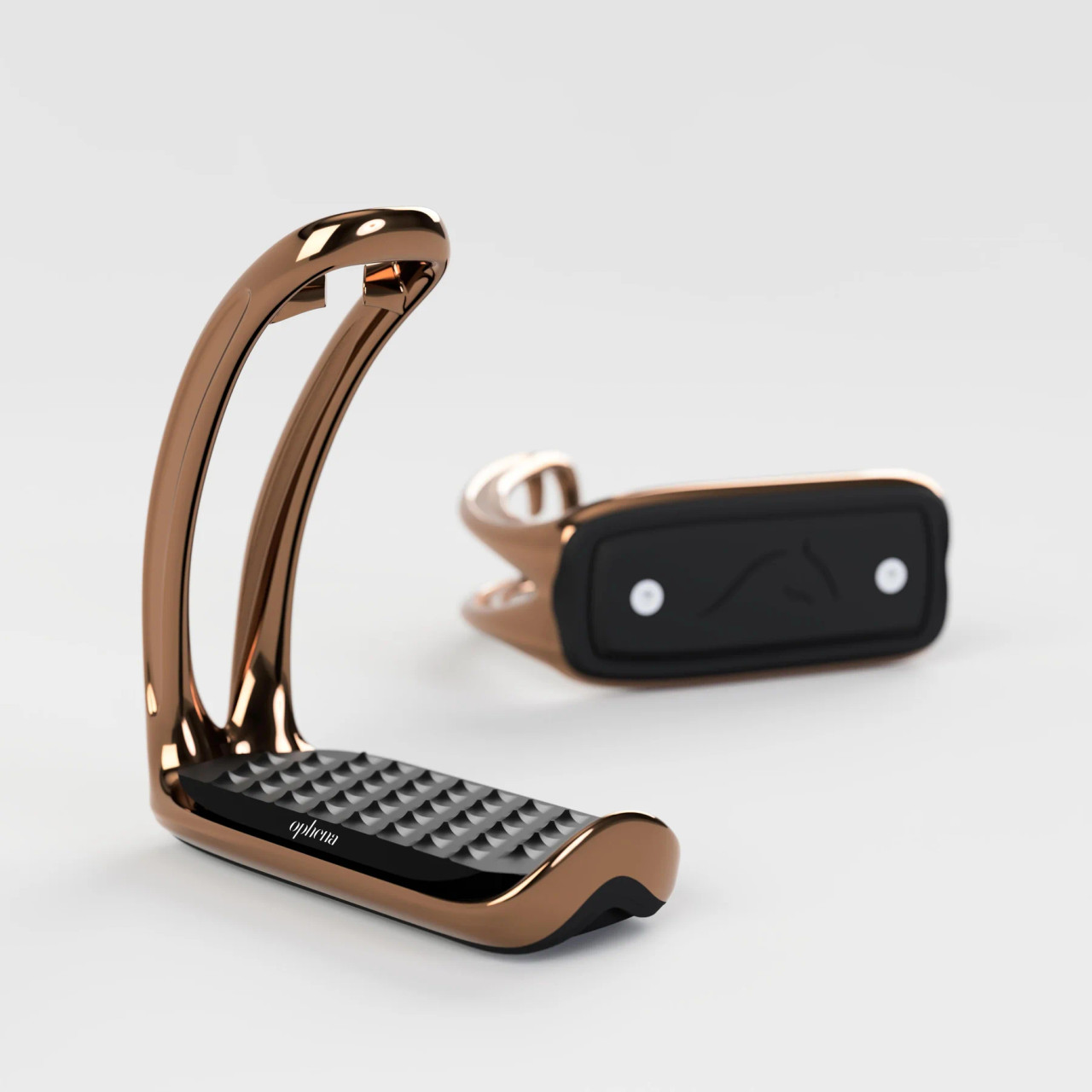 Ophena S Pro Magnetic Safety Stirrups - SignatureSpurs.com
