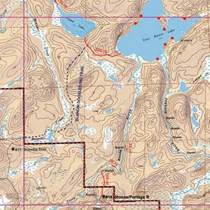 McKenzie Map 12 - Moose River - BWCAshop.com