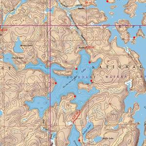 McKenzie Map 13 - Lac La Croix - BWCAshop.com