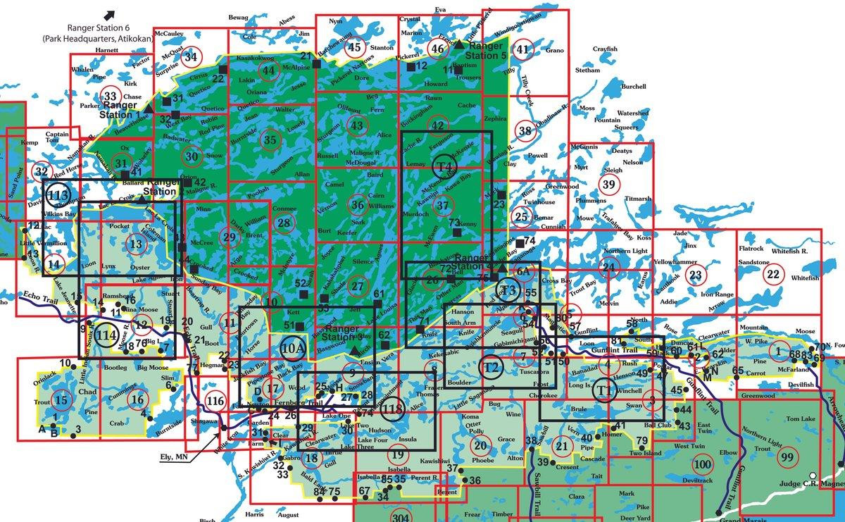 McKenzie Map 18 - Lake One - BWCAshop.com