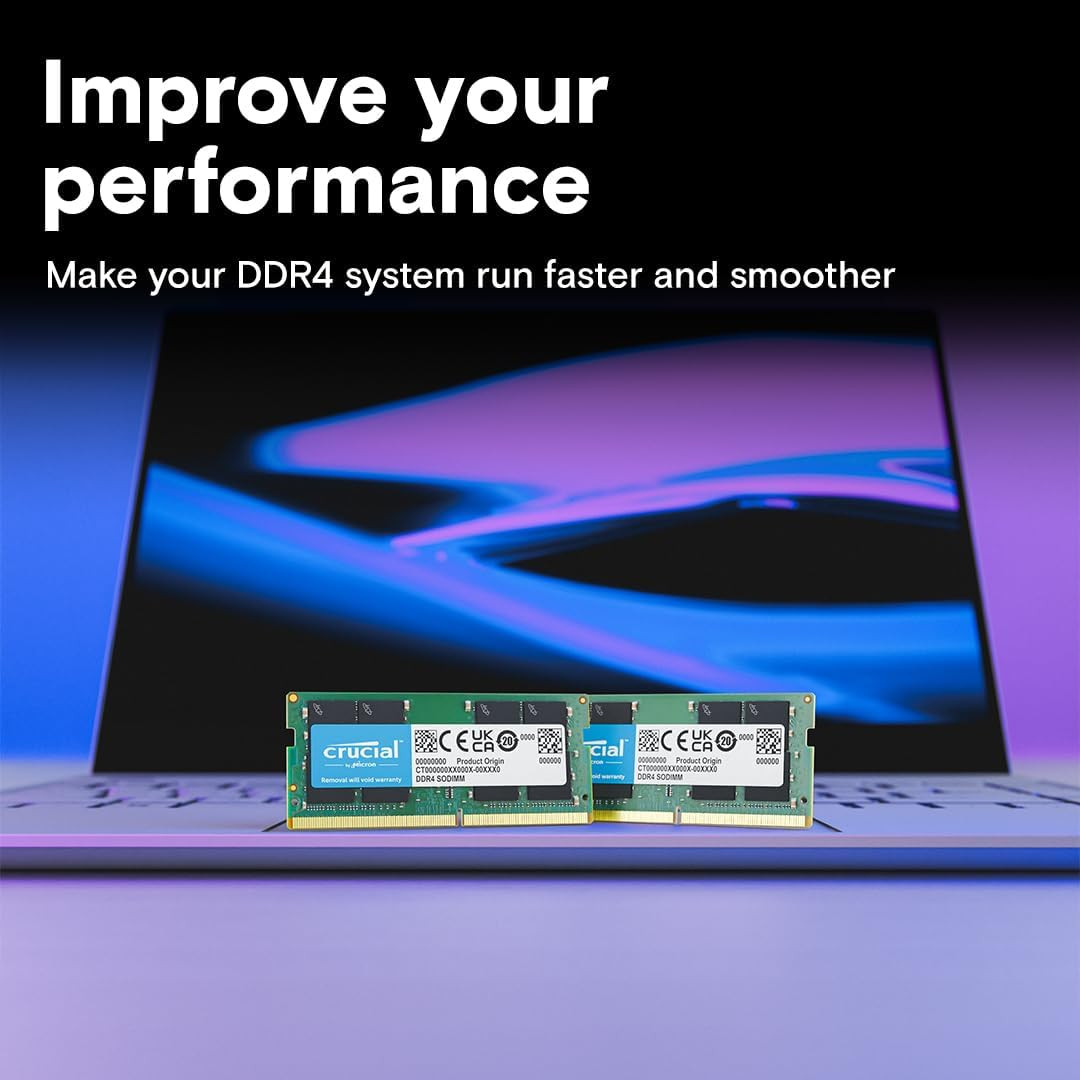 Crucial RAM 64GB Kit (2x32GB) DDR4 3200MHz CL22 Laptop Memory ...