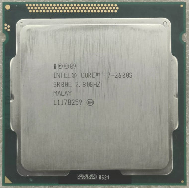 Intel Core i7-2600S Processor 2.8GHz,LGA 1155, Quad-Core SR00E 65W CPU