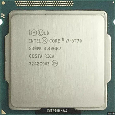 Intel 3rd Gen Core i7-3770 SR0PK 3.40GHz Turbo 3.90GHz 4-Core 8M LGA ...