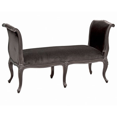 French Bench, Chateau Whitewashed Finish