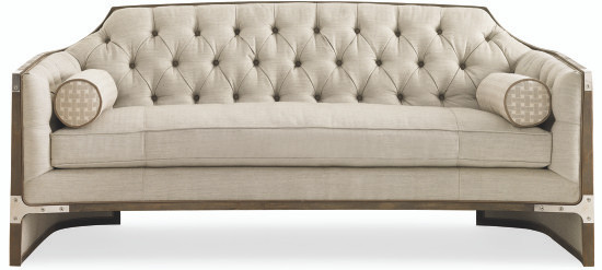 Traditional Tufted Sofa