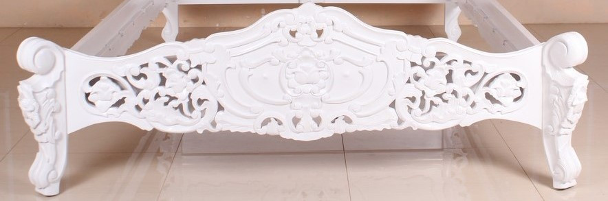 White Rococo Bedroom set USA