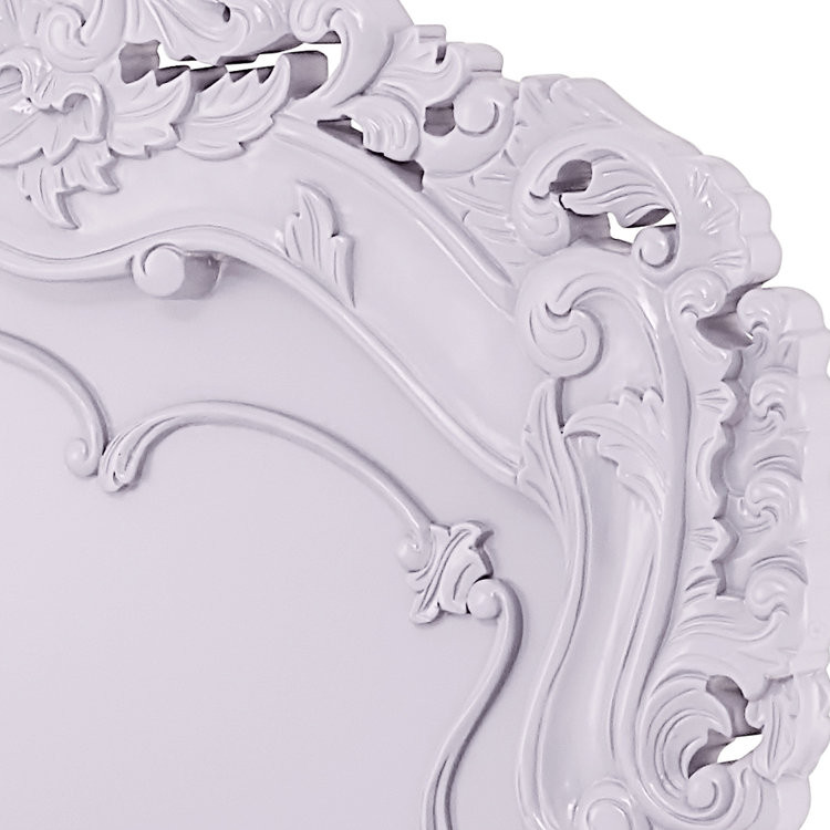 Rococo Carved Bed, Pink - French Country Furniture USA