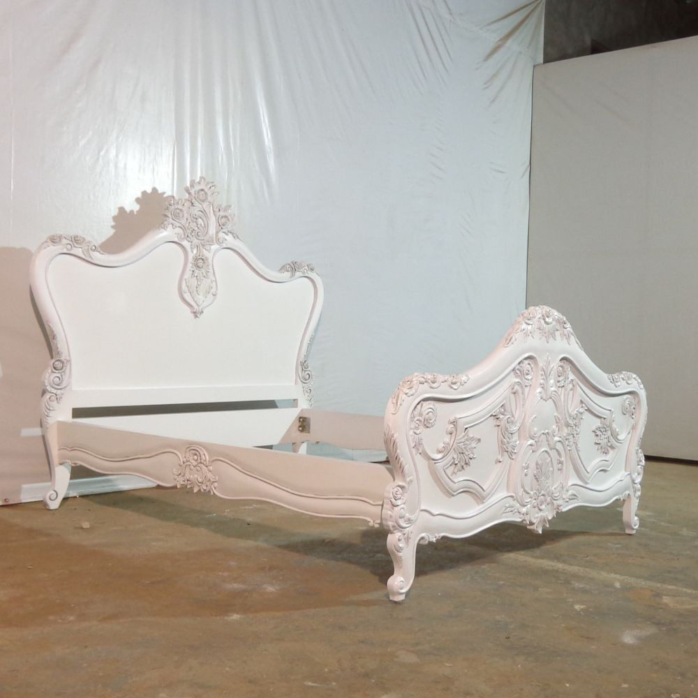 White Rococo Bedroom set USA