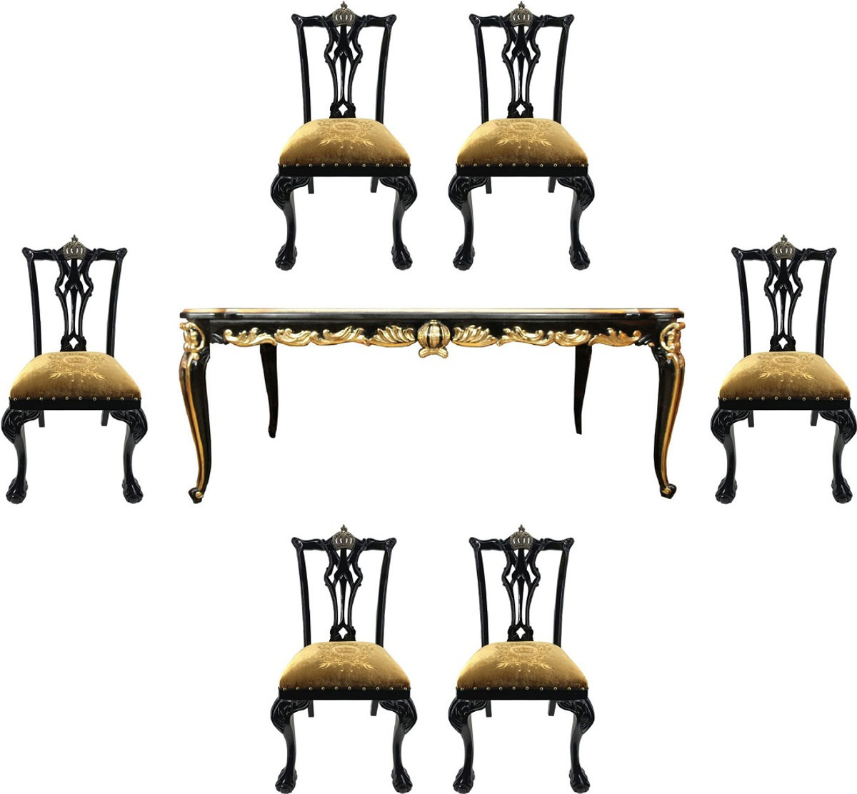 Gold French Vanity