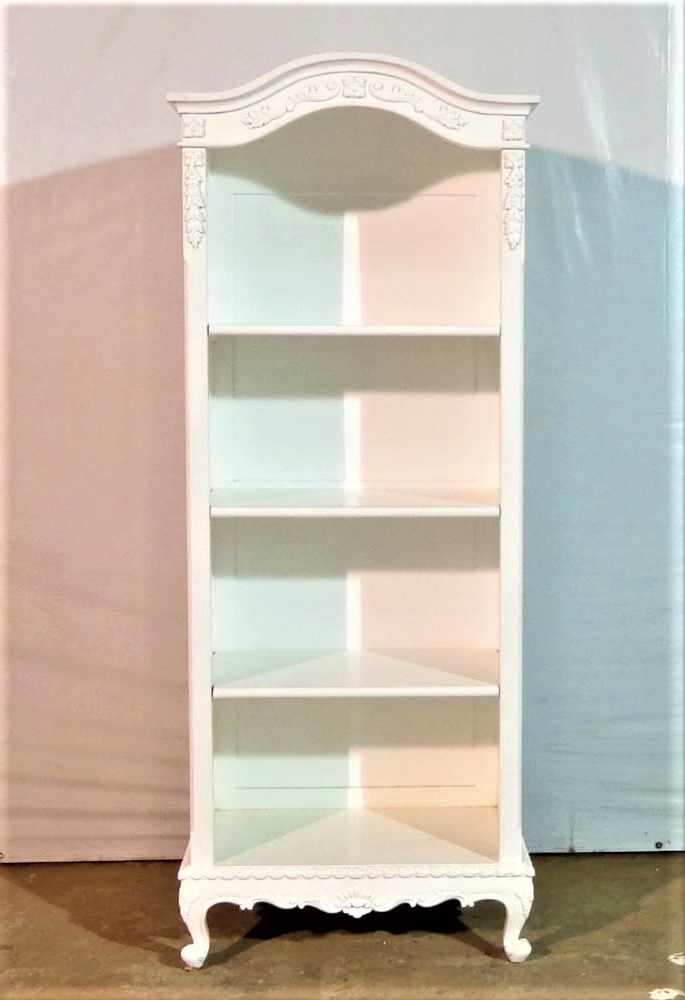 Chateau White Bookcase