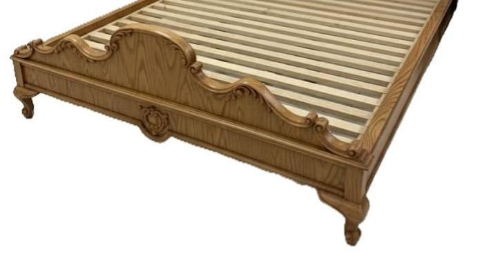 FARMHOUSE BAROQUE BED frame for sale
