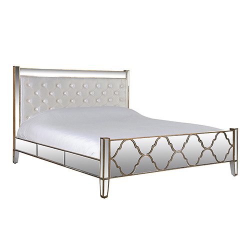 Mirrored Bed, Antique Mirrored Furniture