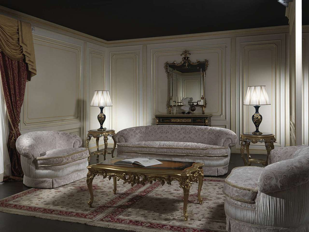 Living Room Set, Louis XVI Sofas & Chairs