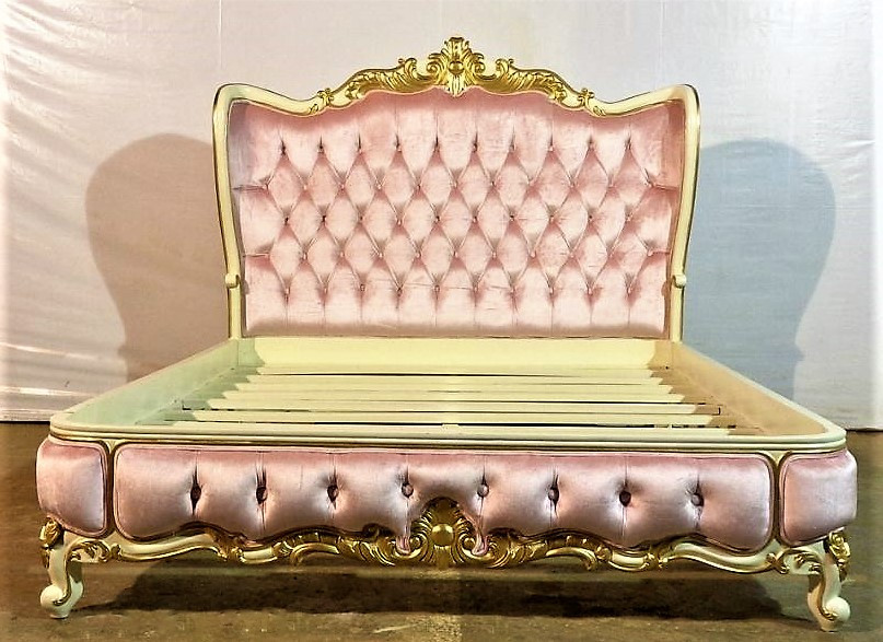 Gold Rococo Bedroom set