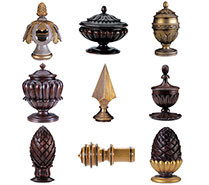 Decorative Wood Window Hardware, Modern Style