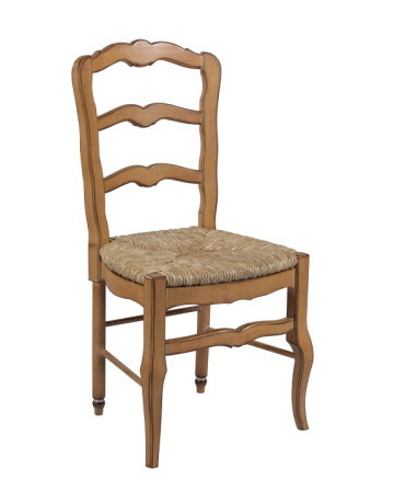 Ladder Back Chair & Armchair, pickle pine finish high end