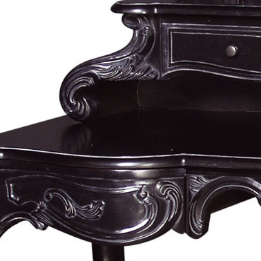 French Vanity Table, Moulin Noir dressing table