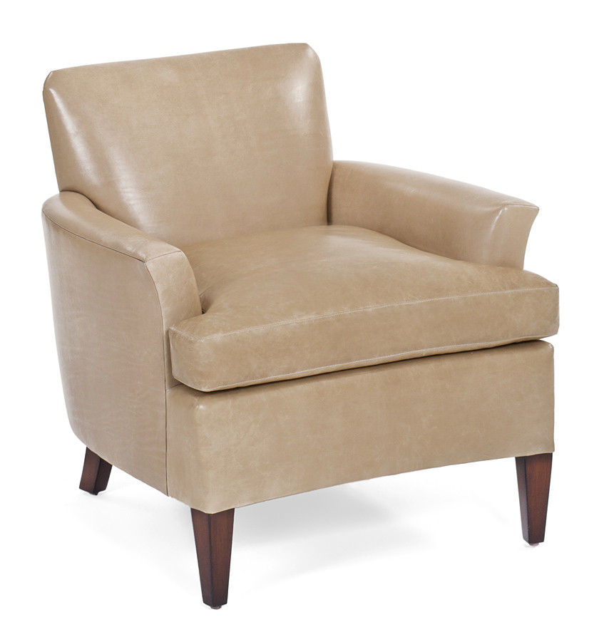 Modern Lounge Chairs, custom made in leather