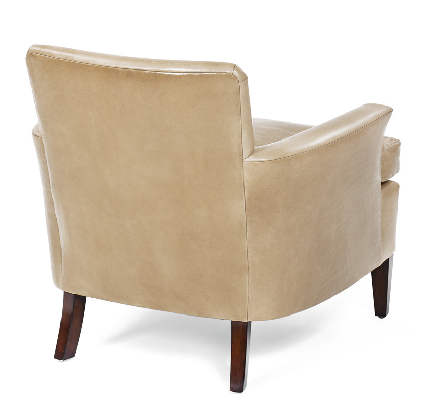 Modern Lounge Chairs, custom made in leather