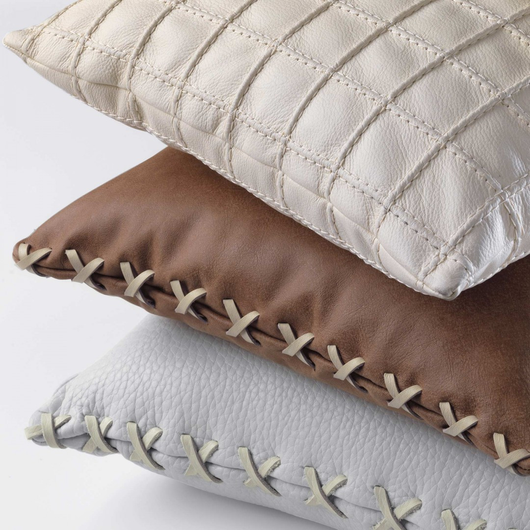Luxury Leather Bed, White Custom Upholstery High End