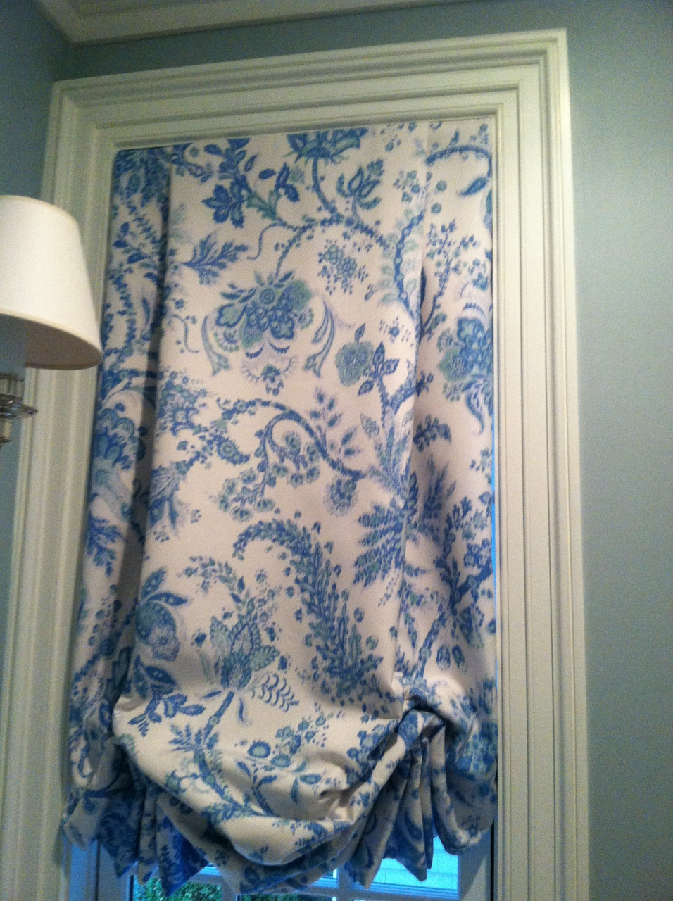 Soft Roman Shades and Cornice, Custom Roman Shades