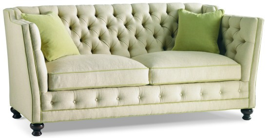Cream Tufted Sofa