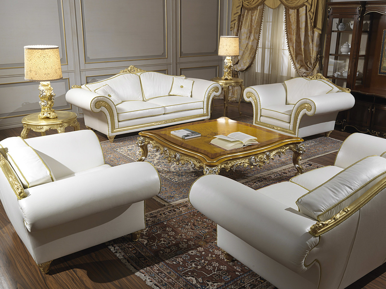 Living Room Set, Louis XVI Sofas & Chairs