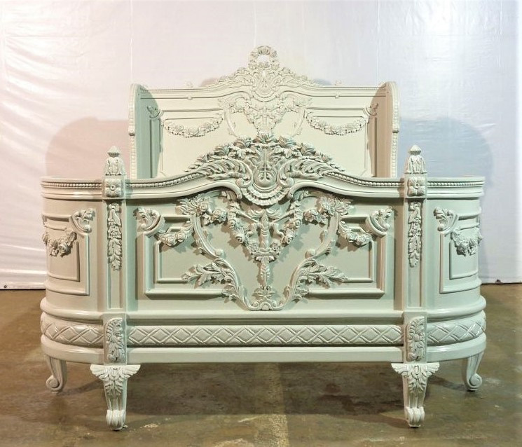 WHITE FRENCH BED