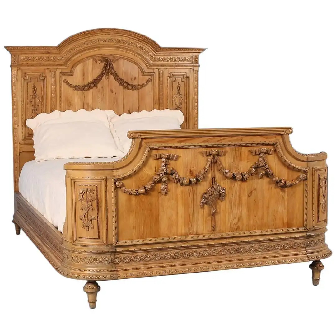Louis XVI Bed, High End French Furniture