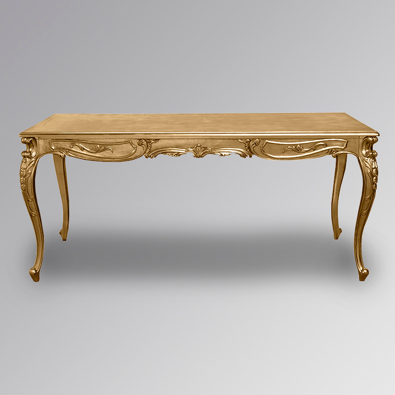 GOLD FRENCH DINING TABLE