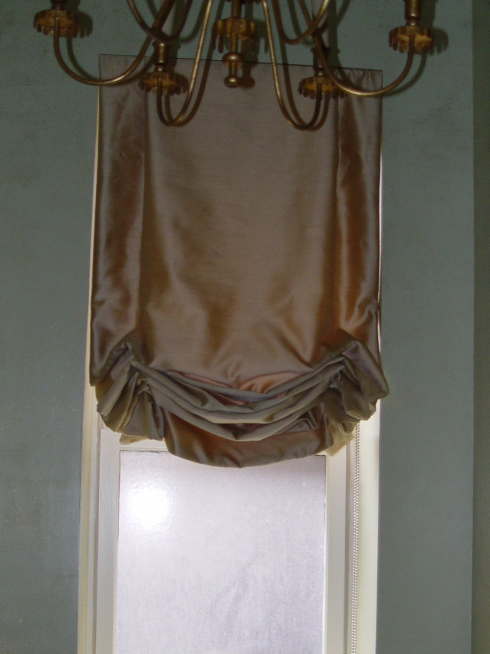 Soft Roman Shades and Cornice, Custom Roman Shades