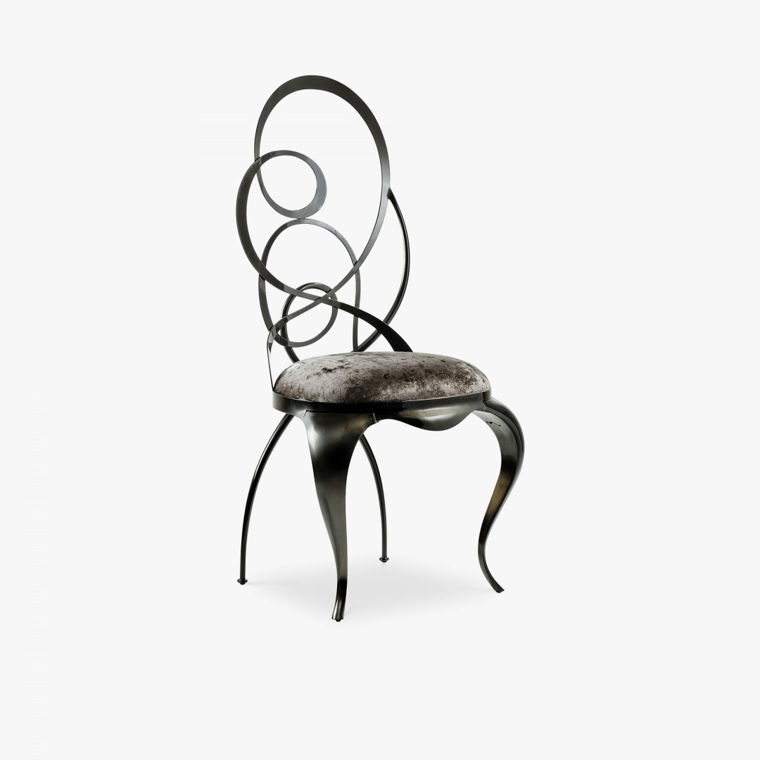 Luxury dining chairs, iron chairs