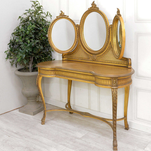 Versailles Triple Mirror Dressing Table