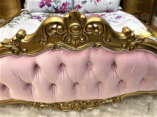 GOLD FRENCH BED FRAME